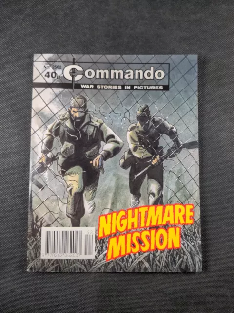 COMMANDO COMIC ISSUE Number 2582 Nightmare Mission £4.45 - PicClick UK