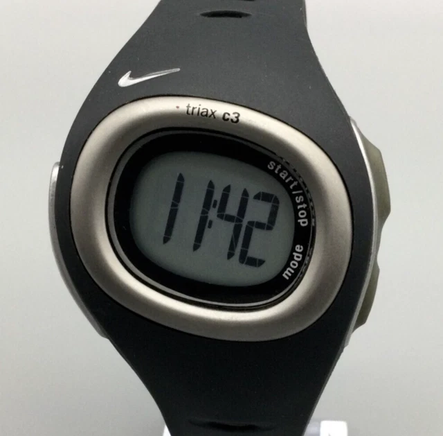 OROLOGIO NIKE TRIAX C3 Uomo 40 mm Timer Nero Data Giorno SM0013 ...
