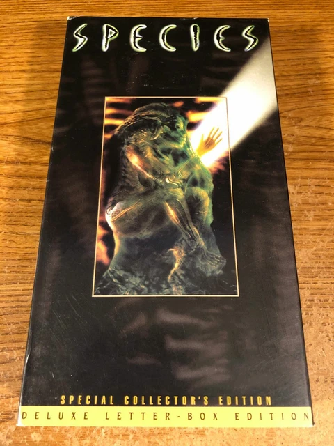 SPECIES DELUXE LETTER Box Collector's Edition VHS Used Movie VCR Video ...