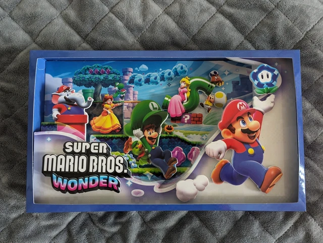 SUPER MARIO BROS Wonder 2D DIORAMA Official Nintendo Collector edition ...