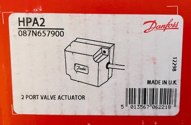 DANFOSS HPA2 2 Port Valve Actuator Head 087N657900 New & Boxed £39.99 ...