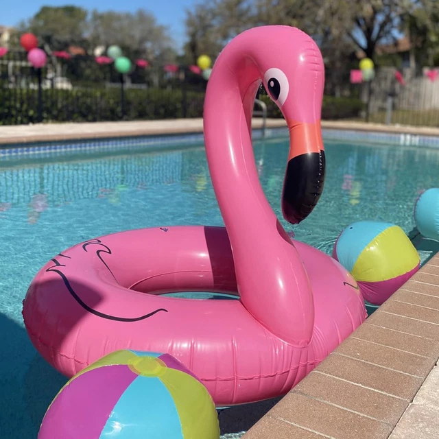 ANIMAL POOL FLOAT Inflatable Floatie Tube Blow Up Swim Ring Outdoor ...