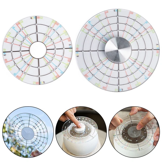 CRAFTSMANSHIP ASSISTANCE ACRYLIC Round Aliquot Drawing Line Ruler for ...