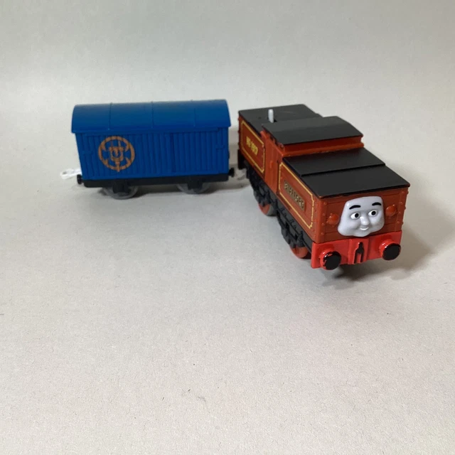 TRACKMASTER THOMAS THE Tank Engine Battery Train Stafford & Blue Wagon ...