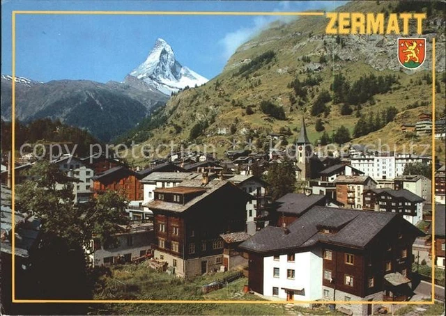 ZERMATT VS DORFPARTIE mit Matterhorn EUR 5,80 - PicClick DE