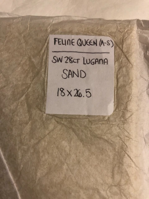 SILKWEAVER - SAND 28ct Lugana 18" x 26" - Cross Stitch Fabric - £25.65 ...