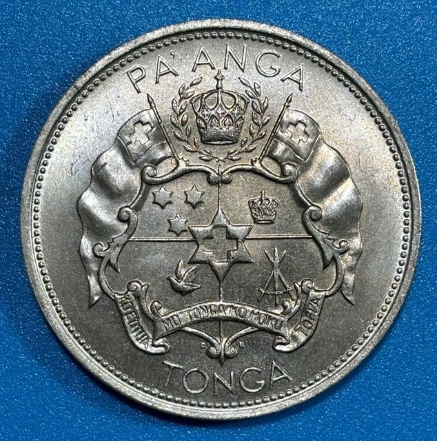 1968 TONGA 1 Pa'anga - Taufa'ahau Tupou IV Coin 38.5mm EUR 7,86 ...