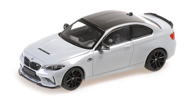 MINICHAMPS BMW M2 CS SILVER WITH BLACK WHEELS 2020 1/43 EUR 89,29 ...