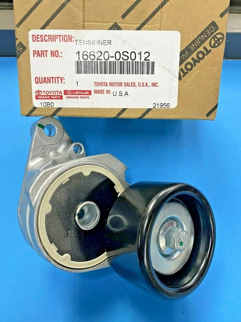 2-PC KIT TOYOTA Lexus (07-21) Tensioner Assy 16620-0S012 W/Belt 90916 ...