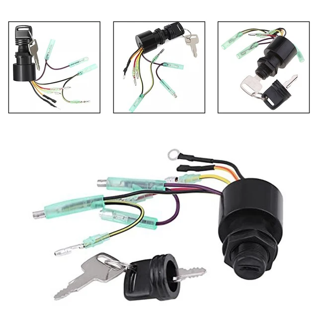 IGNITION KEY SWITCH for Quicksilver Inflatable Boats and For Mercury ...