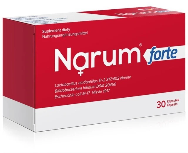NARUM NARINE FORTE 30/60/90 capsules Lactobacillus Acidophilus ...