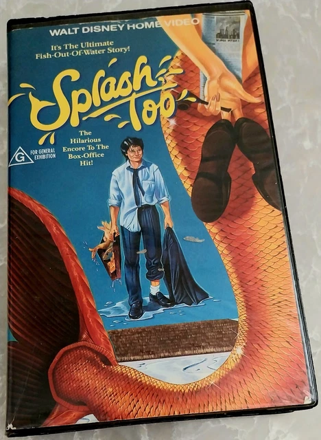 SPLASH TOO VHS Walt Disney Home Video *MEGA RARE* Tape 1980s Movie ...