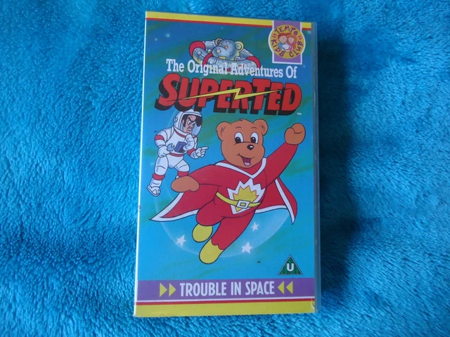 VINTAGE VHS VIDEO ~ The Original Adventures of SuperTed -Trouble in ...