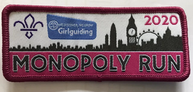 GIRLGUIDING/SCOUTING MONOPOLY RUN 2020 Badge £2.50 - PicClick UK