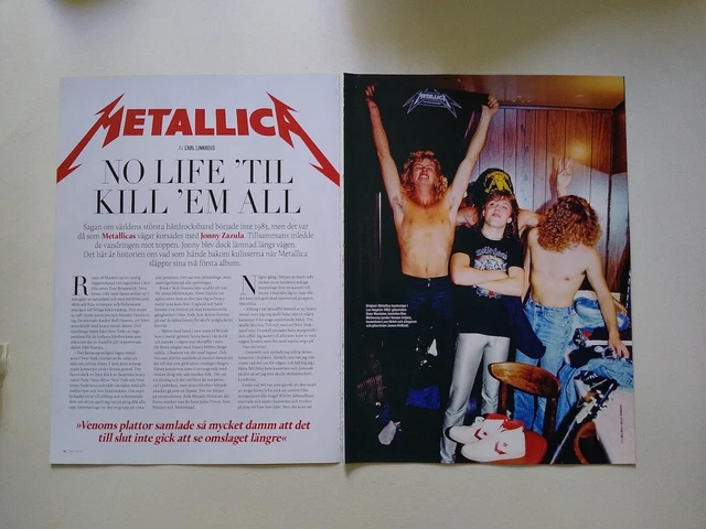 METALLICA LARS DAVE Mustaine Ron McGovney Rob Halford Judas Pri ...