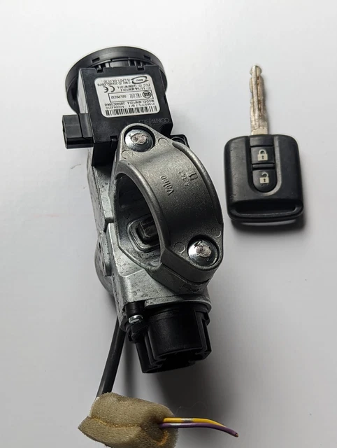 NISSAN QASHQAI IGNITION Switch Lock Barrel & Key 21669775 J10 Mk1 2011 ...