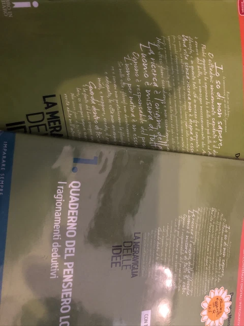 LA MERAVIGLIA DELLE idee 1 Pearson Paravia - ISBN 9788839525437 EUR 12 ...