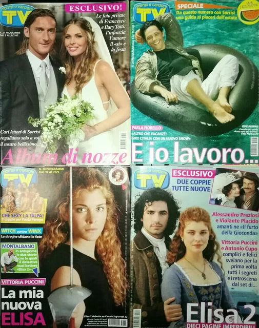 Tv Sorrisi Canzoni 24 27 28 38 2005 Ilary Blasi Francesco Totti