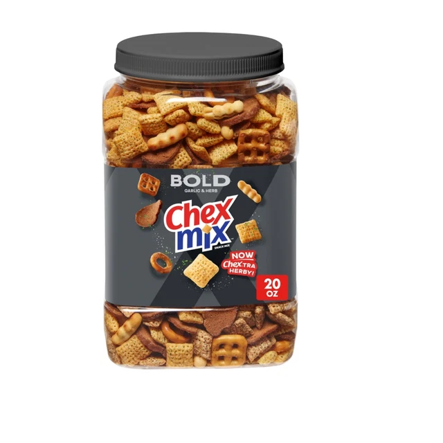 CHEX MIX CHEDDAR Snack Mix, Salty Snacks Tub, 20 oz $43.26 - PicClick CA