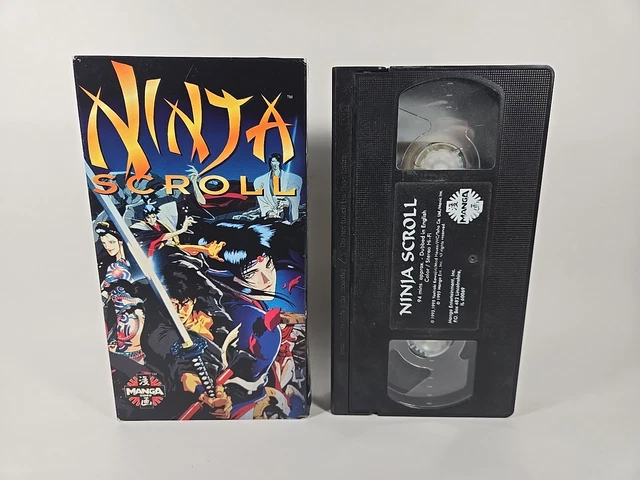 NINJA SCROLL (VHS, 1995, Original Japanese Dubbed English) Anime Akira ...