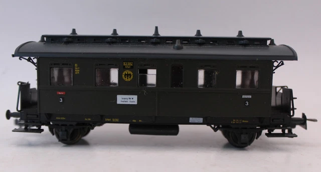 2 ROCO GERMAN Db 4-Wheel 3Rd Class Coaches - Ho Scale - Boxed £12.99 ...