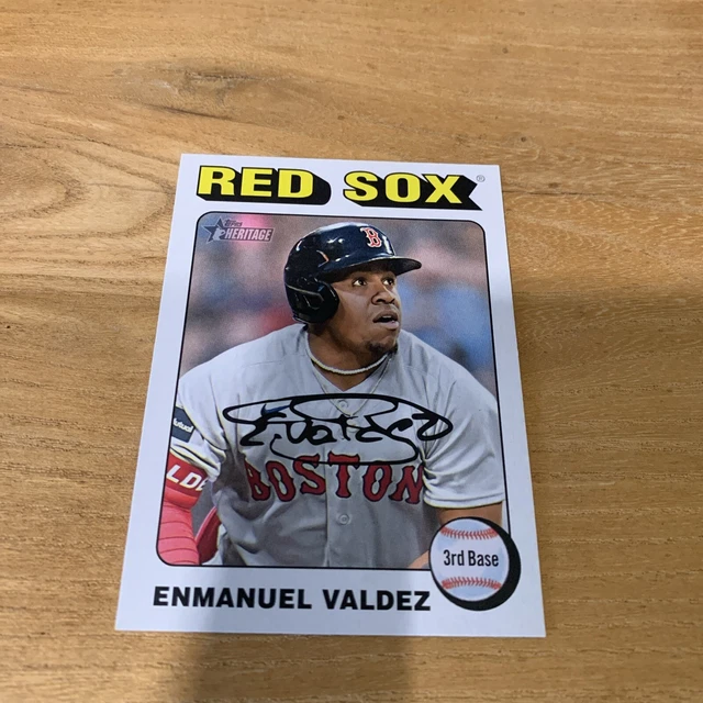 2024 TOPPS HERITAGE Emmanuel Valdez bordure blanche parallèle #288 ...