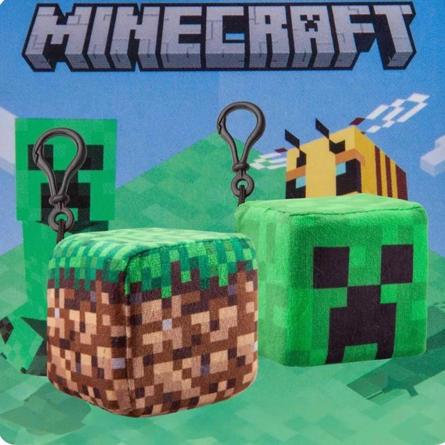 MINECRAFT CREEPER PLUSHIE Bag Clip Keyring Soft Plush Toy £9.73 ...