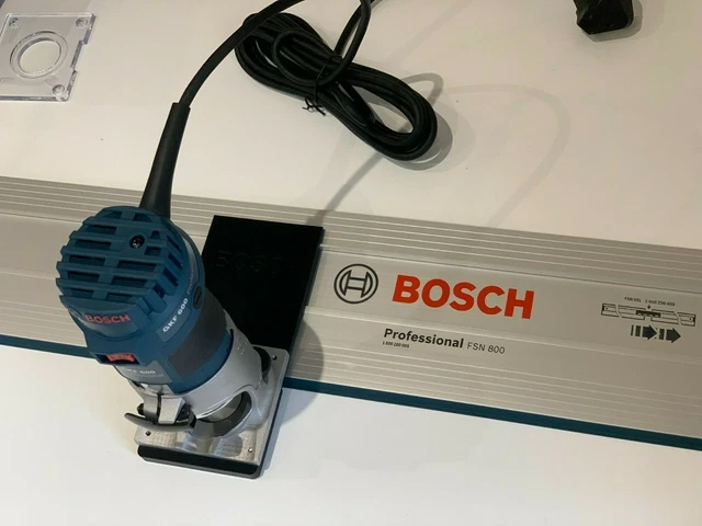 BOSCH GKF-600 ROUTER Guide Rail Adaptor to Bosch/Maffell Plunge Saw ...