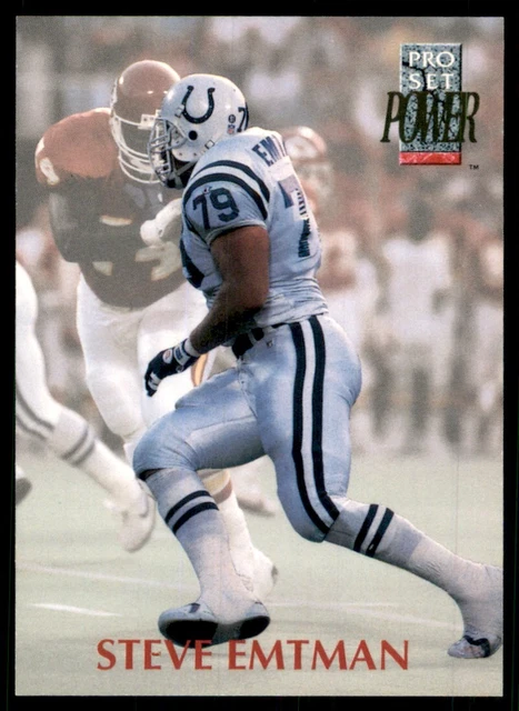 1993 PRO SET Power Steve Emtman recrue Indianapolis Colts #10 EUR 1,10 ...