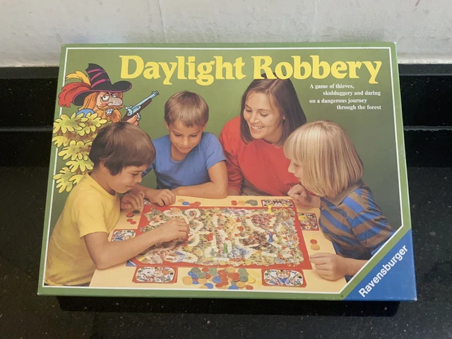VINTAGE DAYLIGHT ROBBERY board game by Ravensburger.1983 West Germany ...