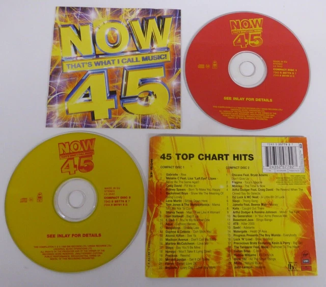 NOW THATS WHAT I Call Music 45 - Cd Album - No Case £2.50 - PicClick UK