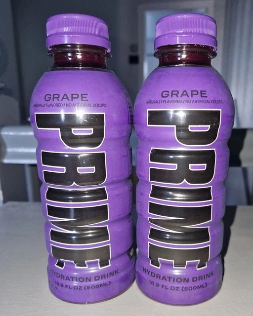 PRIME HYDRATION ENERGY Drink Grape x2 £18.00 - PicClick UK