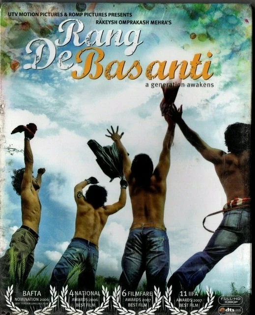 RANG DE BASANTI - UTV BOLLYWOOD BLU-RAY - Aamir Khan, Siddharth Narayan. EUR 29,30 - PicClick IT