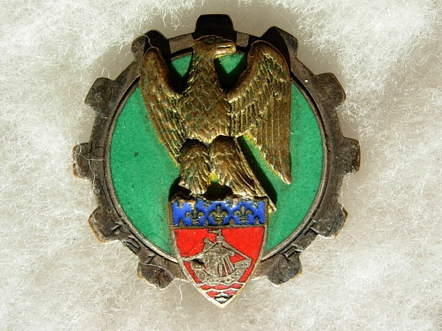 INSIGNE METAL ANCIEN 121 Rgt du TRAIN DPN Métra émail EUR 18,00 ...