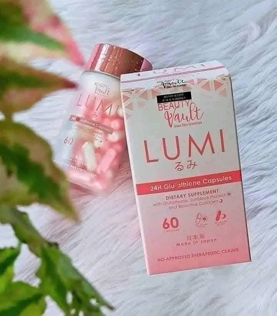 2X BEAUTY VAULT Lumi Glutathione & Collagen 60 Caps per bottle 💯 ...