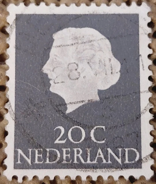 🇳🇱 NETHERLAND 20 C - 20 Cents Stamp : Nederland, Queen Juliana 1909 ...