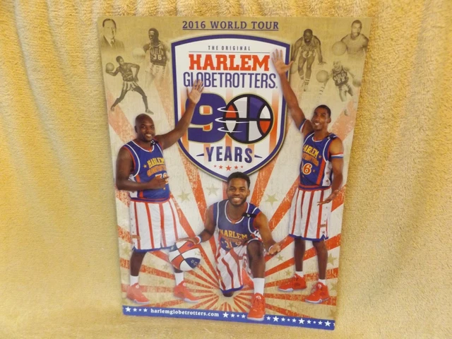 HARLEM GLOBETROTTERS 2016 World Tour Magazine with Team Poster £7.35 ...