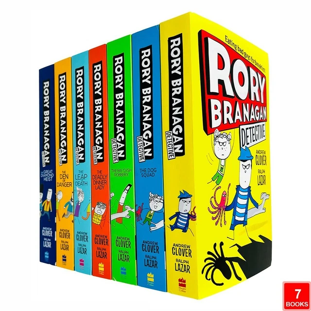 RORY BRANAGAN DETECTIVE Series 7 Books Collection Set By Andrew Clover ...