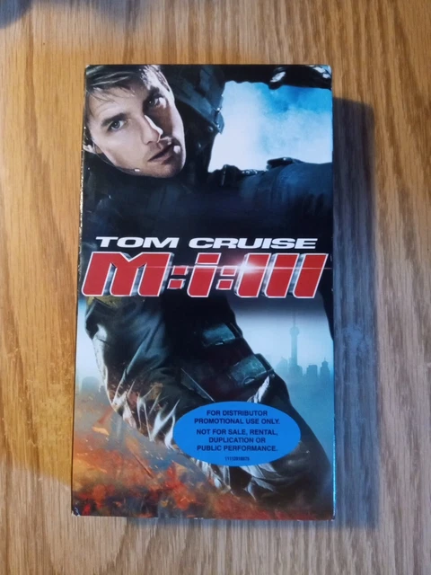 MISSION IMPOSSIBLE 3 VHS REAL RARE OPP HTF 2006 Canadian Screener Late ...