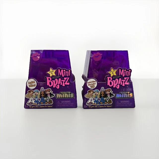 MINI BRATZ DOLLS Flashback Minis Series 1 Limited Edition, Lot of 2 NEW ...