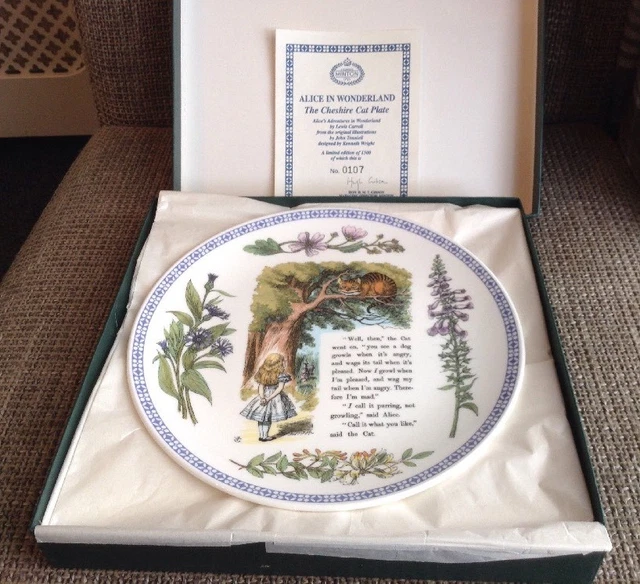 MINTON ALICE IN Wonderland Plate Limited Edition Plate 107/1500 ...