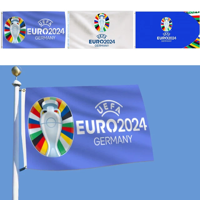 EURO 2024 FLAG Banner UEFA European Football Championship Fans 3X5ft £6 ...
