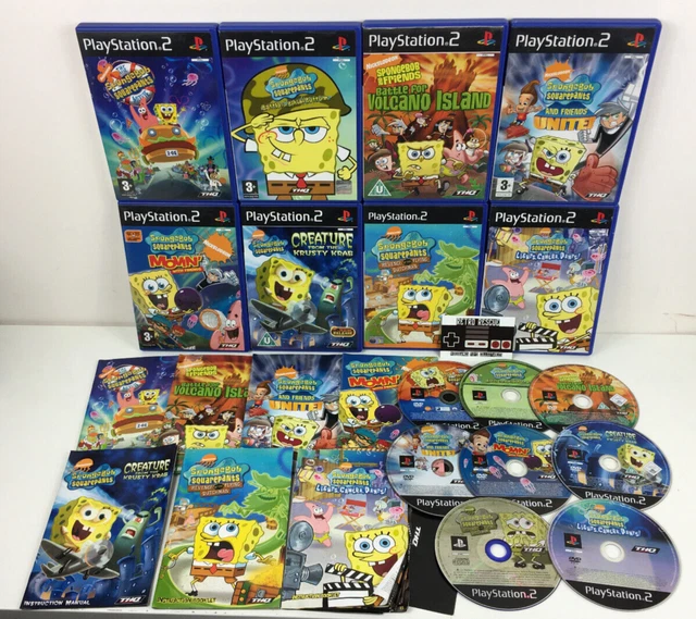 SPONGEBOB SQUAREPANTS X8 DVD Bundle £19.99 - PicClick UK