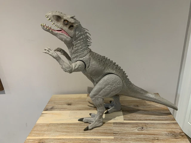JURASSIC WORLD INDOMINUS Rex Lights & Sounds Dinosaur - Read ...