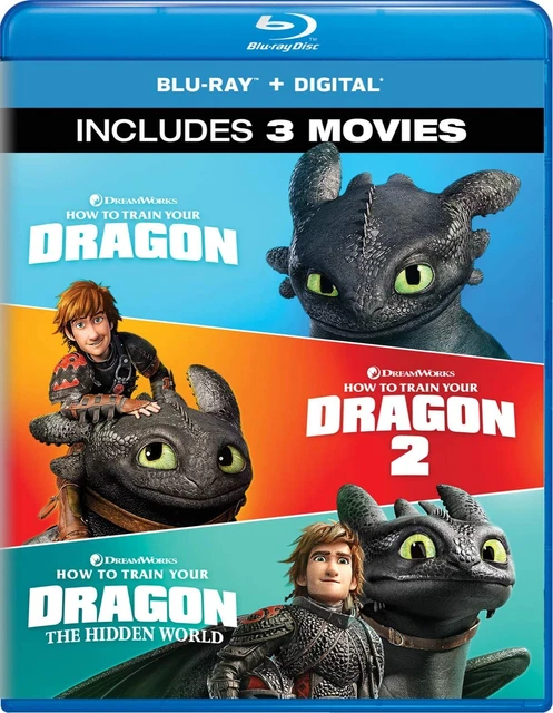 HOW TO TRAIN Your Dragon: 3-Movie Collection (Blu-ray) Jay Baruchel (US ...