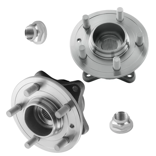 FRONT WHEEL BEARING HUB KIT PAIR X2 FOR LAND ROVER DISCOVERY 3 & 4 2004 ...