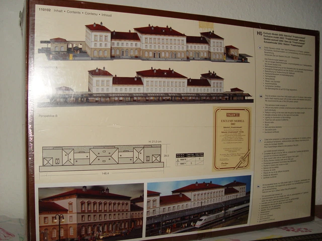 FALLER H0 110102 Kit Exclusif Modèle 2002 -bahnhof Friedrichstadt ...