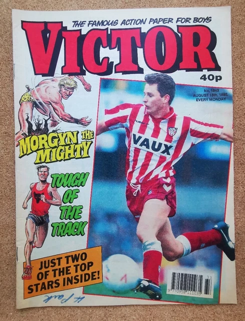 VICTOR COMIC #1643 15/08/92 Sunderland Atkinson Leeds Utd Cantona ...