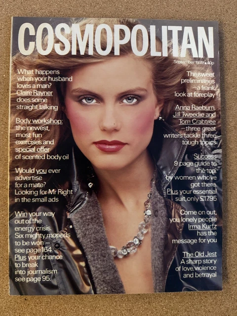 COSMOPOLITAN UK MAGAZINE María Rudman September 1979 Vintage British ...