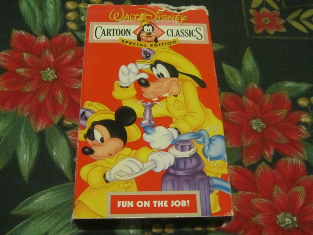 ~WALT DISNEY'S CARTOON Classics~Fun On The Job!~Vhs~Special Edition ...